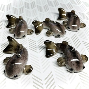 Catfish Black Brown Fish Charm Pendant for Jewelry Necklace Beading ...