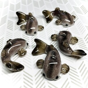 Catfish Black Brown Fish Charm Pendant for Jewelry Necklace Beading ...