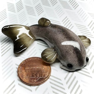 Catfish Fish (PREORDER) Sculpture Desk Friend Polymer Clay - Etsy