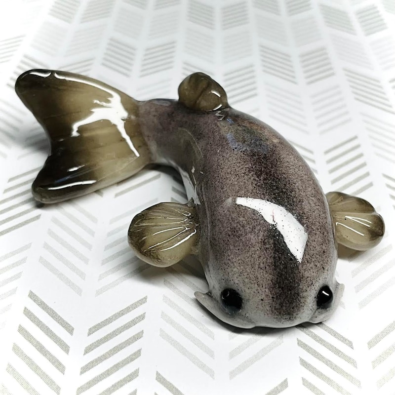 Clay Fish Sculpture - Etsy