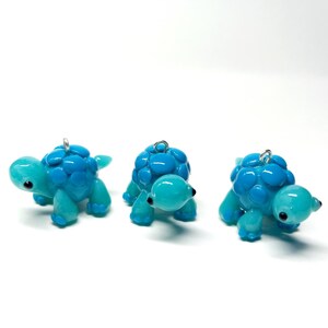 Turtle Tortoise Turquoise Blue Charm Pendant for Jewelry, Necklace ...