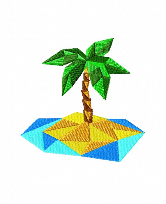 Embroidery design Palm tree Design for Embroidery machine | Etsy