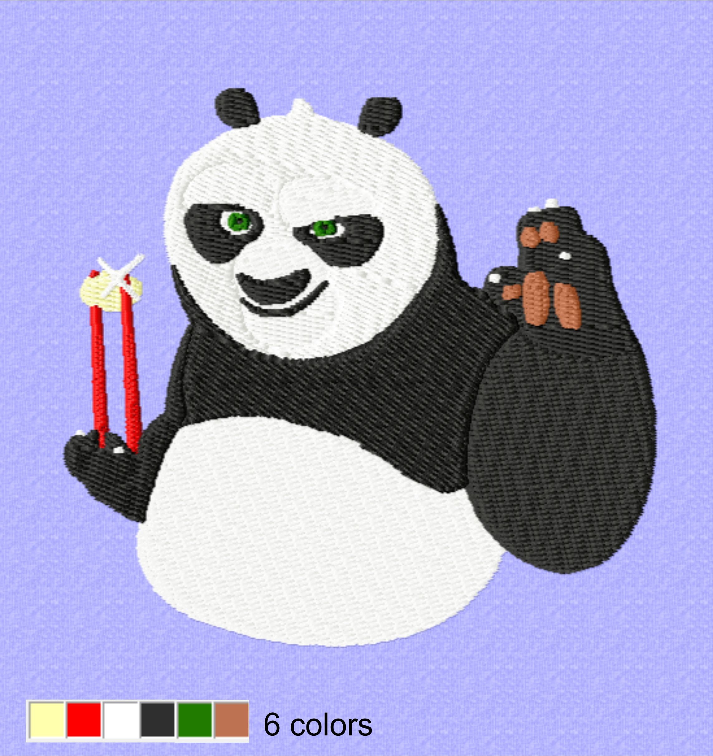 Embroidery Design Panda Design for Embroidery Machine - Etsy UK