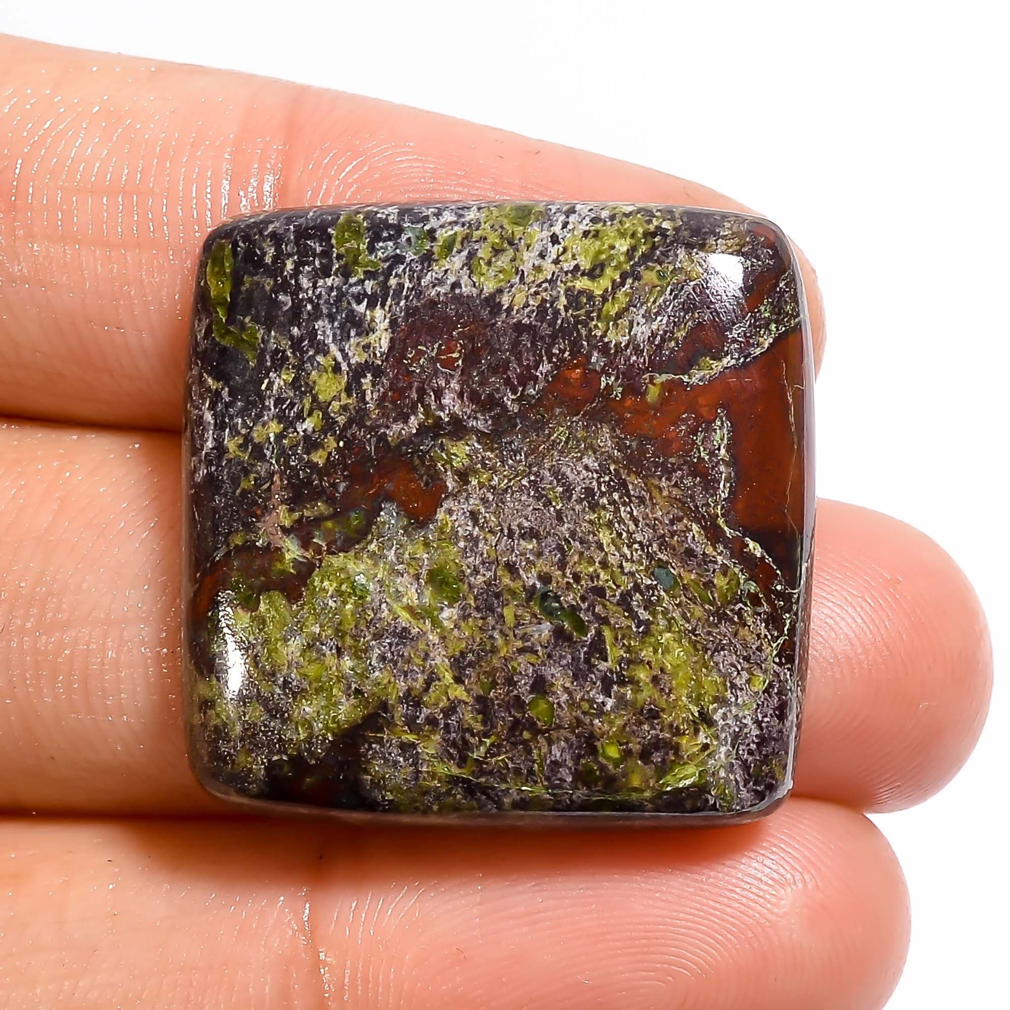 Dragon Jasper Beautiful Natural Dragon Jasper Cushion Shape | Etsy