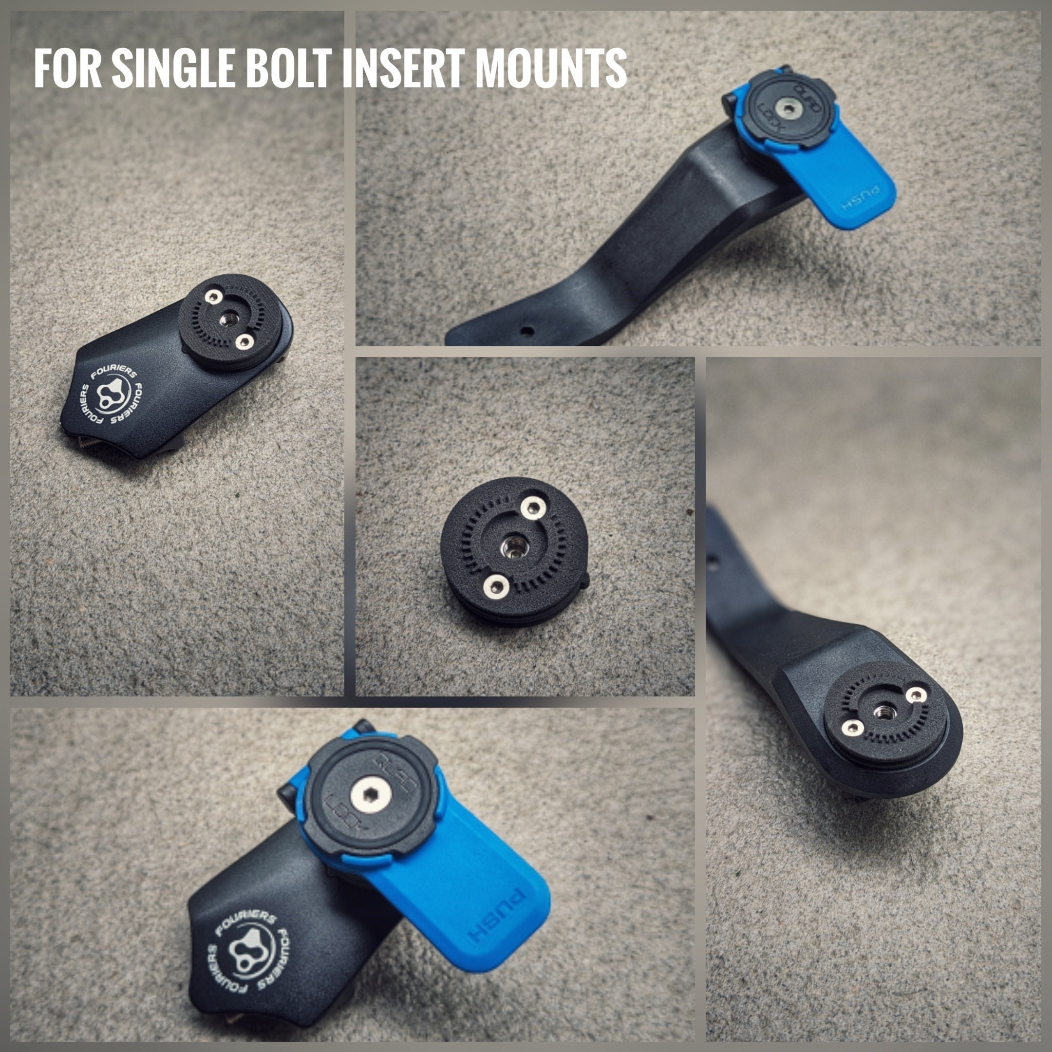 For Quad Lock Insert Adapter for Garmin / Wahoo / Bryton / XOSS Mounts ...