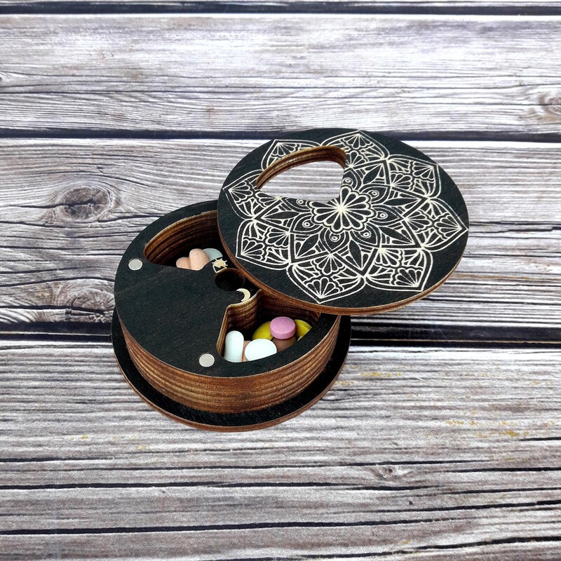Decorative Pill Box - Etsy