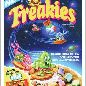 Vintage Cereal Box Fridge Magnets, Retro Magnets, Fun Magnets, Magnets ...