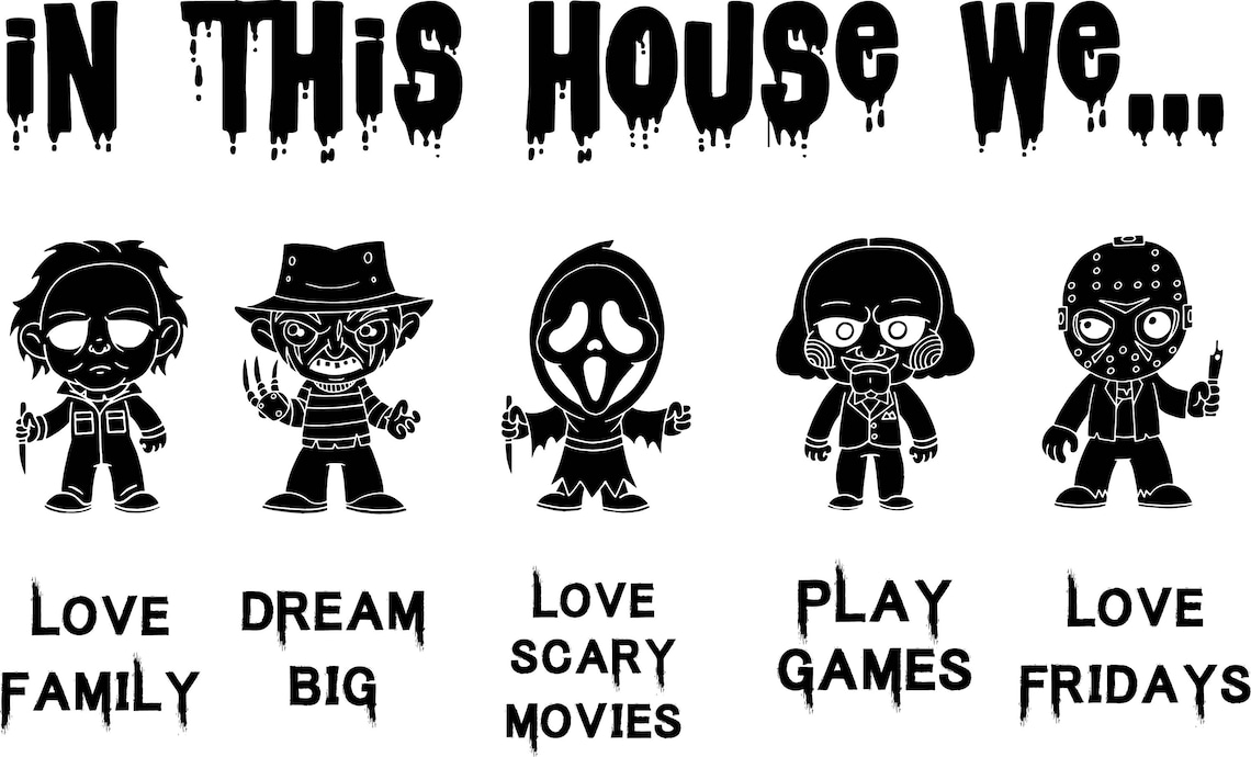 Car Sticker Horror Movie at Missy Lynch blog