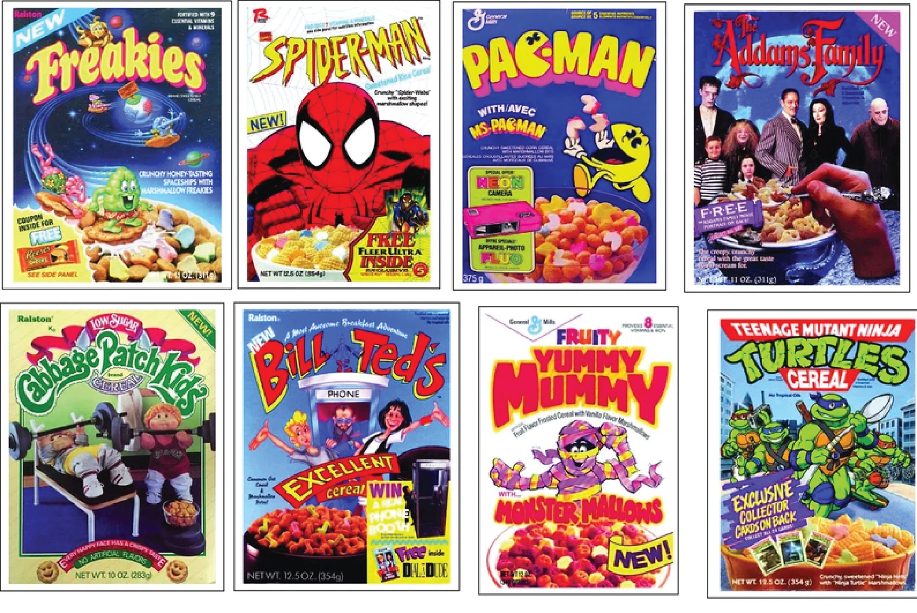 80s Cereal Boxes