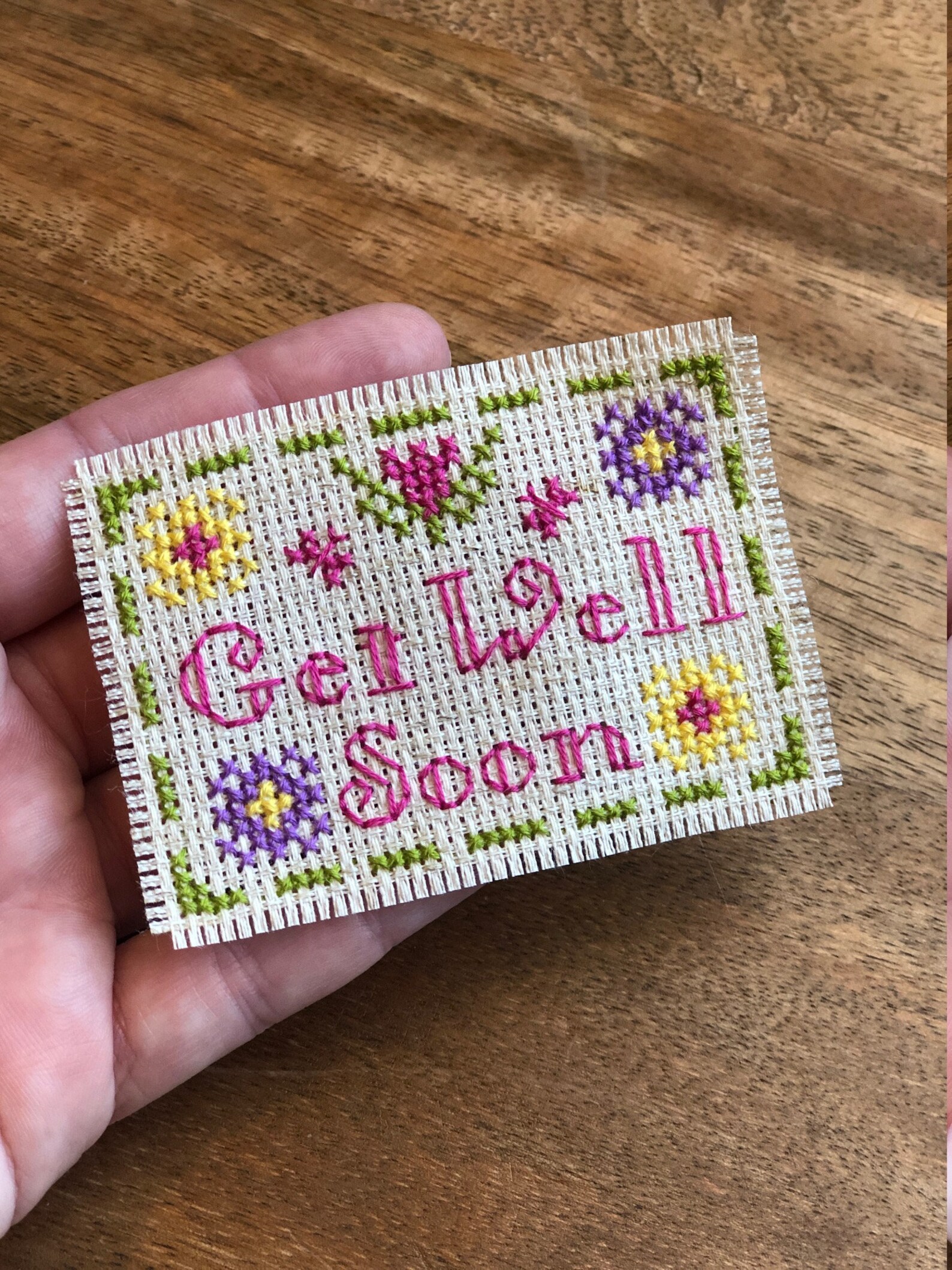 PATTERN: Get Well Soon 5-tag Set | Cross Stitch Pattern (digital Format ...