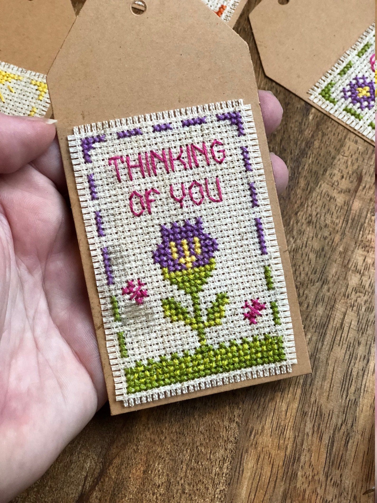 PATTERN: Get Well Soon 5-tag Set | Cross Stitch Pattern (digital Format ...