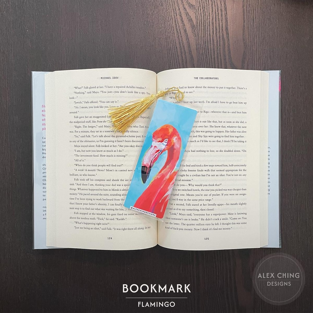 Flamingo Bookmark, Animals, Books, Gift, Readers, Stories, Birds ...