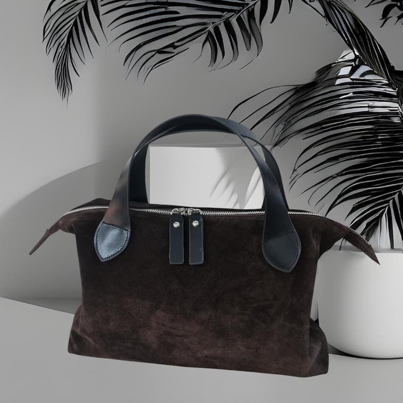 Dark Brown Shoulder Bags - Etsy