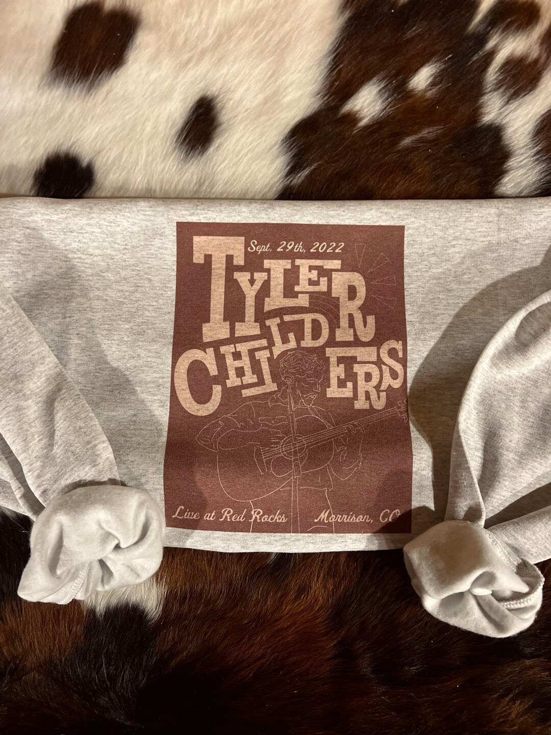 Tyler Childers Red Rocks Sweatshirt - Etsy