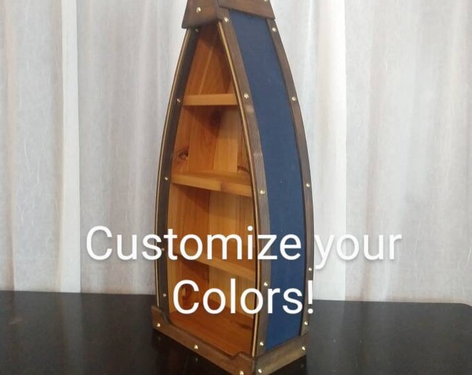 Customized Cedar Canoe Shelf - Canoe Shelf - Etsy