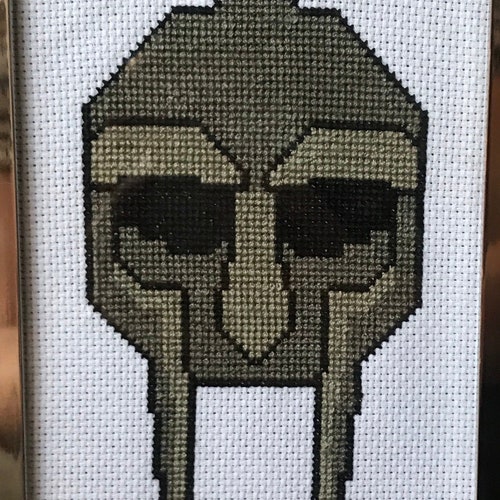 MF DOOM Cross Stitch Pattern - Etsy