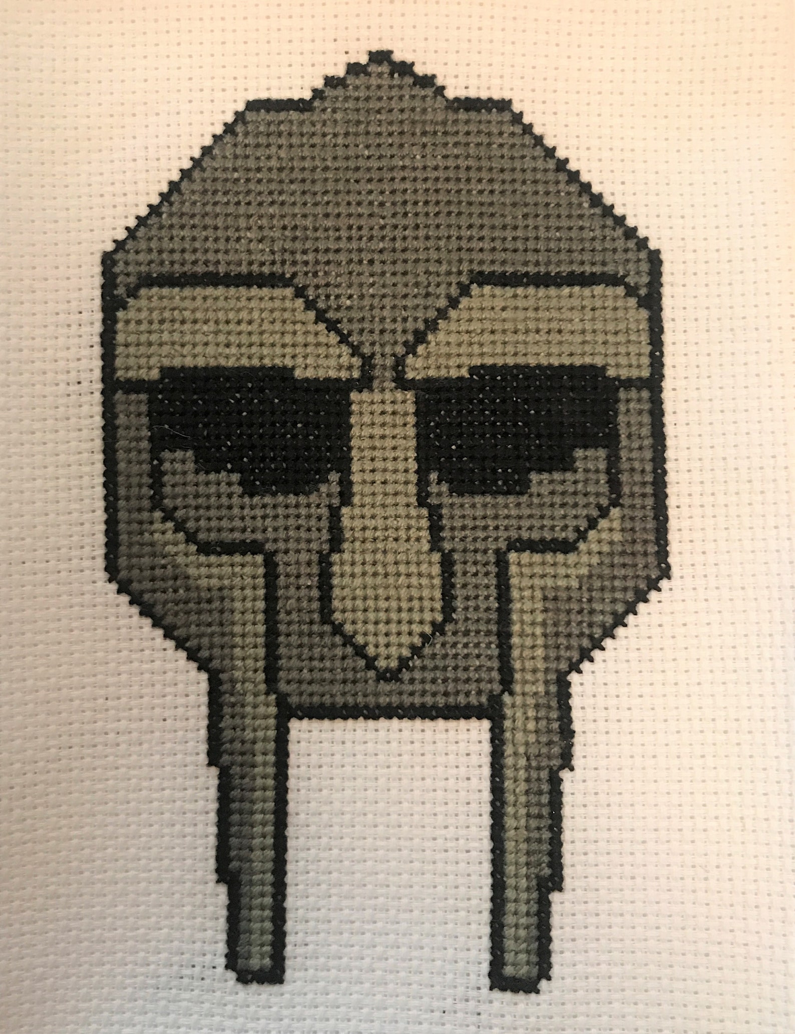 MF DOOM Cross Stitch Pattern - Etsy