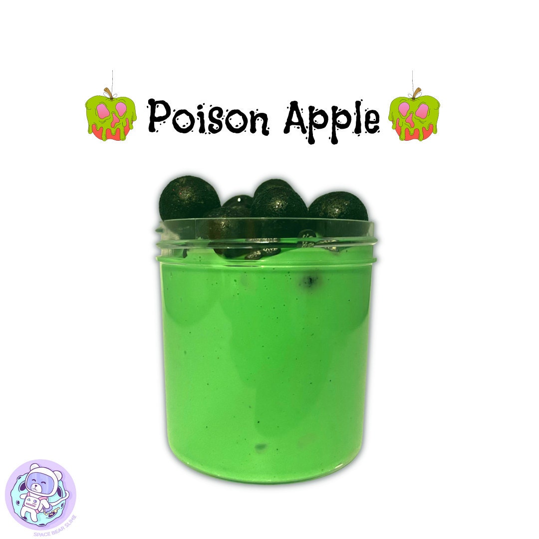 Poison Apple Large Foam Green Thick Slime Apple Scented - Etsy