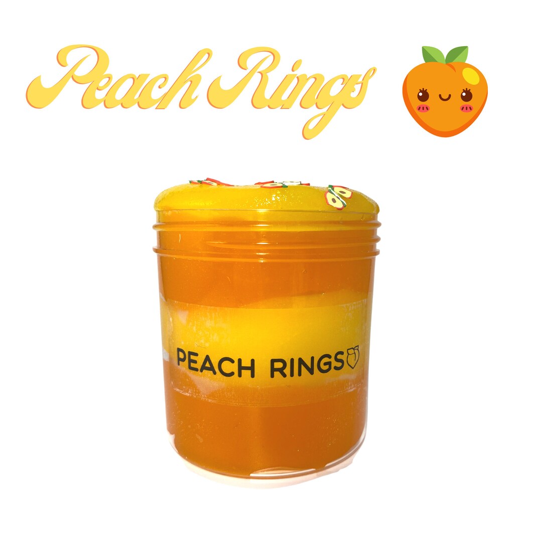 Peach Rings Scented Jelly Slime - Etsy