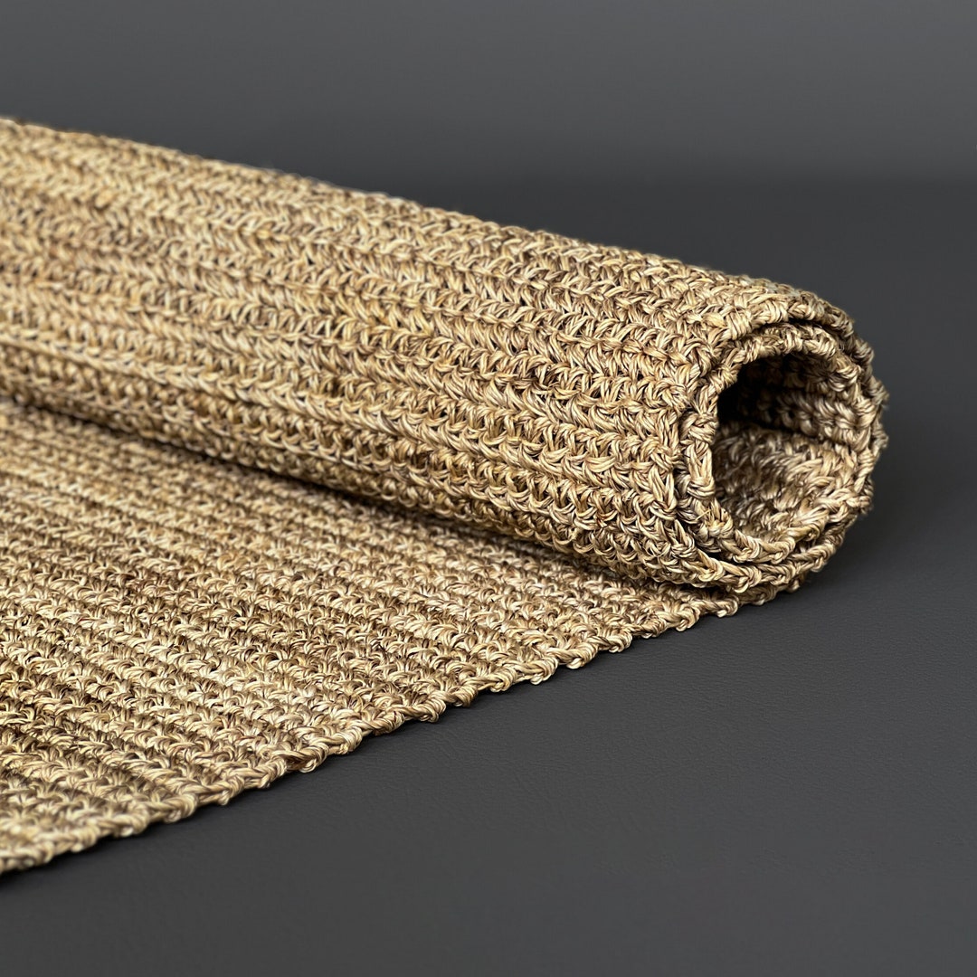 Entryway Rug Indoor Thin Doormat, Natural Fiber Small Rug, Hand Woven ...