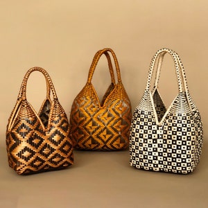 Wicker Basket Decorative Basket Bin Colombian Small Purse 4 - Etsy