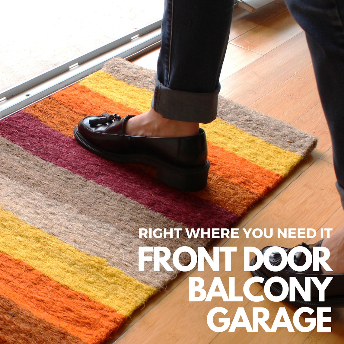 Hand Woven Door Mat for Entryway Indoor Ourdoor Colorful Rug - Etsy