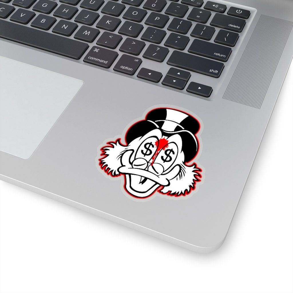 Uncle Scrooge Red Dot Stickers / Eat the Rich / - Etsy