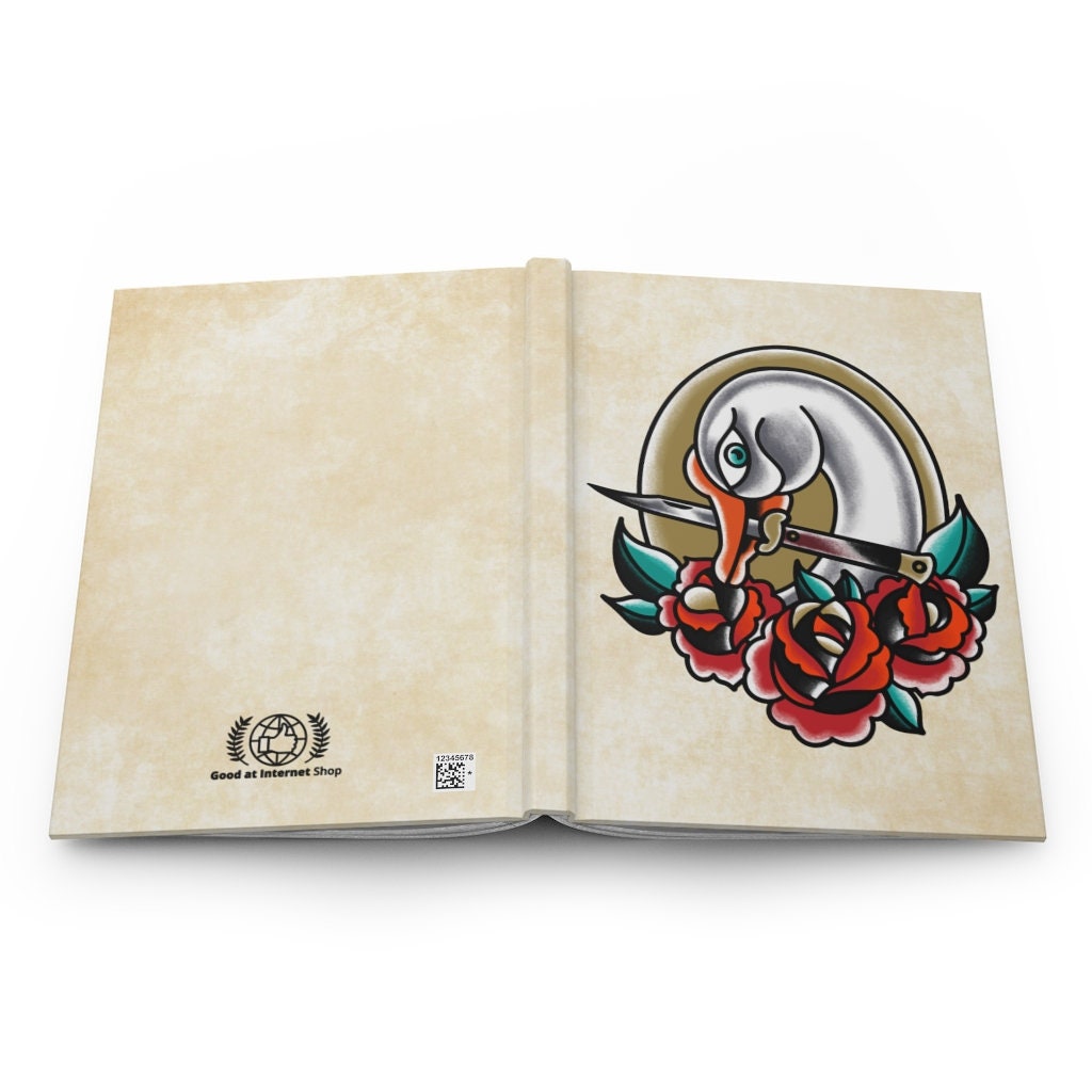 Old School Tattoo Goose Journal / Be Goose Do Crime / Anarchy | Etsy