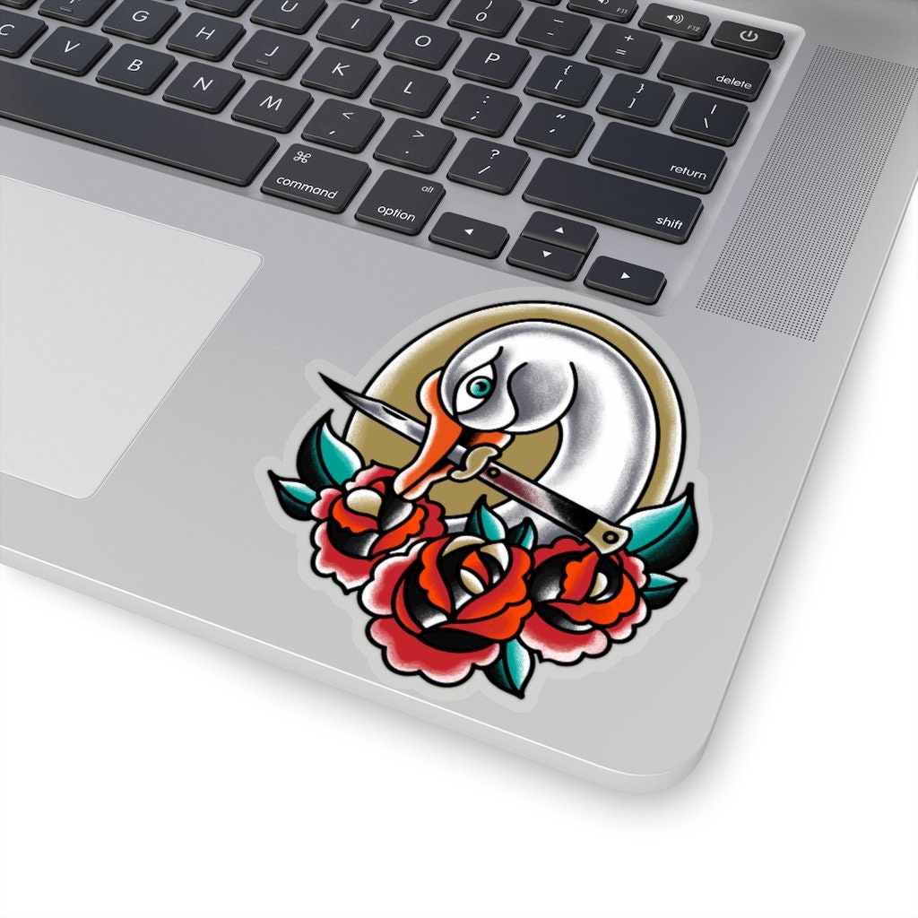 Old School Tattoo Goose Stickers / Be Goose Do Crime / Anarchy | Etsy