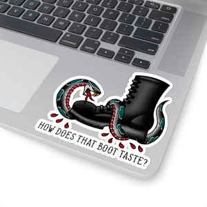 Boot Licker Old School Tattoo Stickers / Bootlicker / Anarchy / Anti-authority / Tattoo / Anti ...