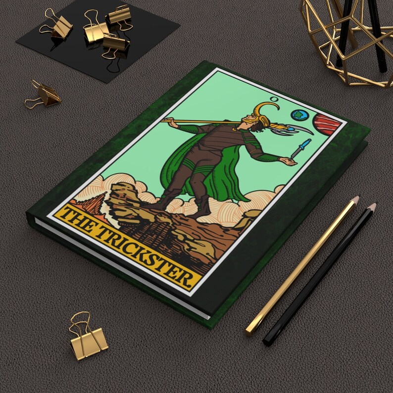 The Trickster Tarot Card Journal / Loki / Thor / Tom - Etsy