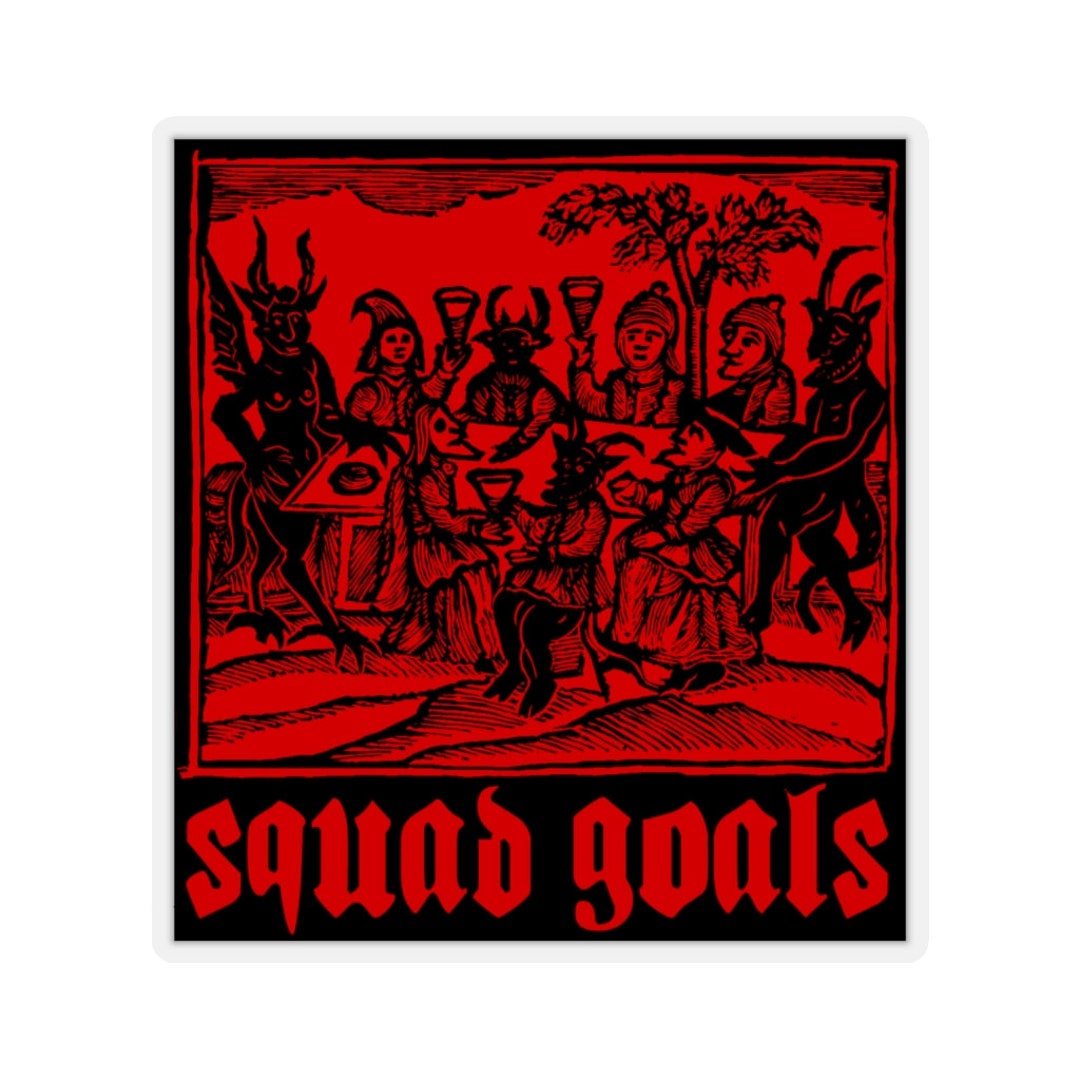Squad Goals Stickers / Medieval Art / Woodcut / Witches / Witchcraft ...