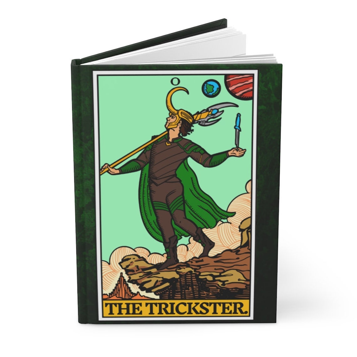 The Trickster Tarot Card Journal / Loki / Thor / Tom - Etsy