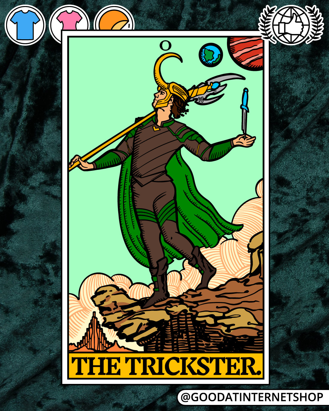 The Trickster Tarot Card Phone Case / Loki / Thor / Tom | Etsy