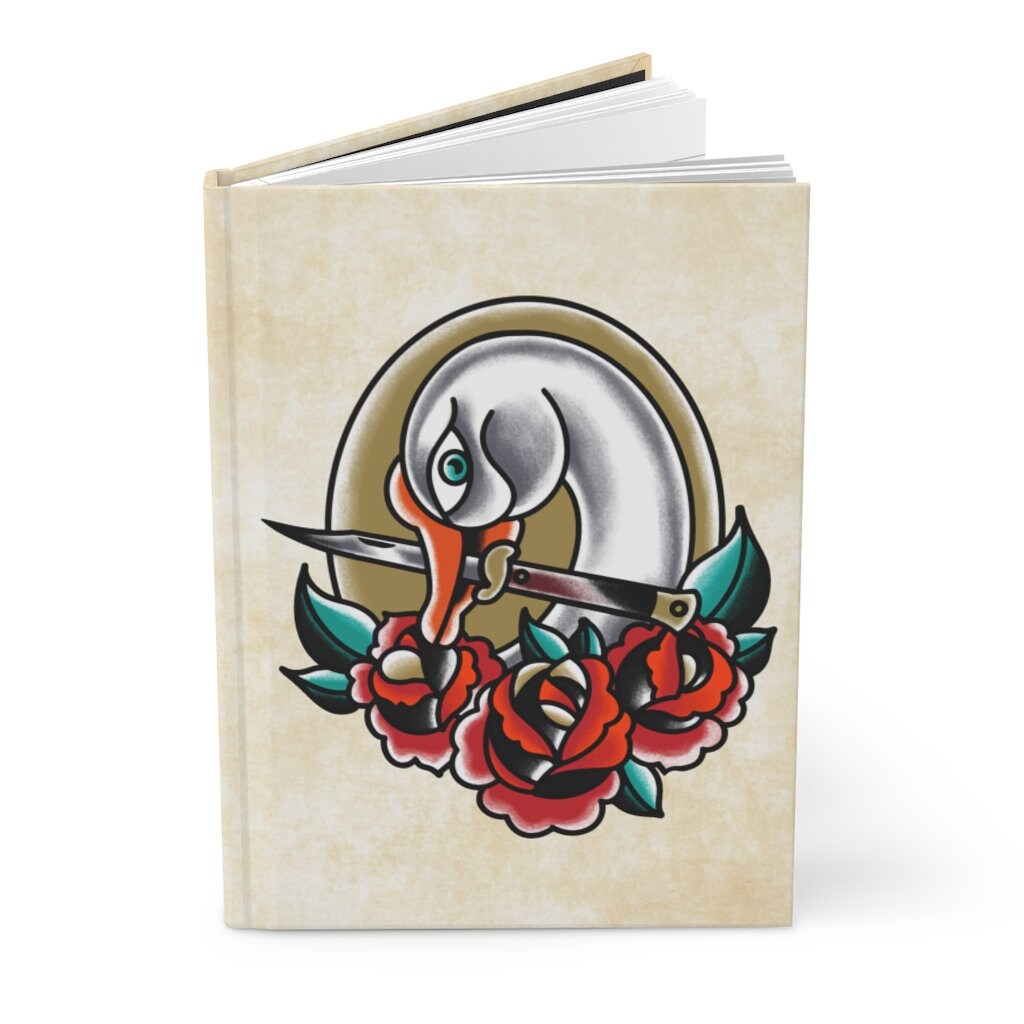 Old School Tattoo Goose Journal / Be Goose Do Crime / Anarchy / Riot ...