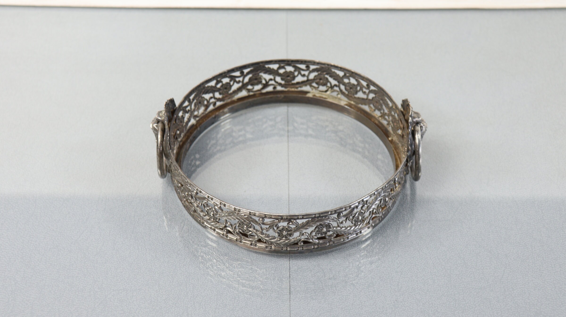 Vintage Decorative Mount With Lions Heads for an Ice Bucket Made From ...