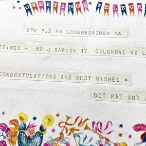 1960s British Greetings Telegram Magnificent Vintage British Telegram ...