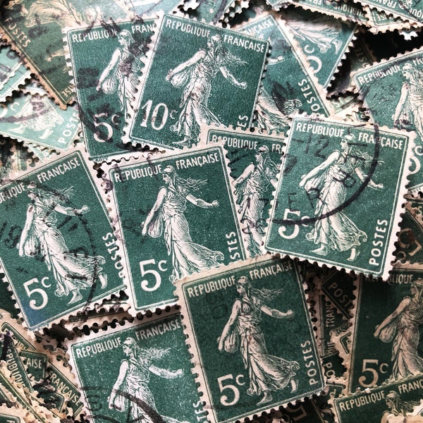 French Stamps - Etsy