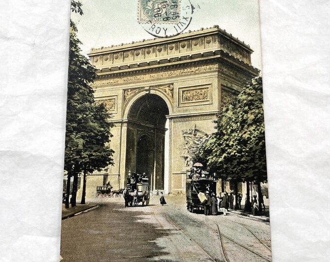 1900s - Vintage Paris Postcard - Arc De Triomphe L'etoile - Old French ...