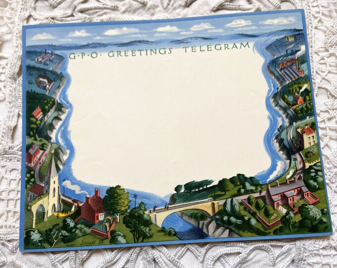 1950s - British Greetings Telegram - Magnificent Vintage British ...