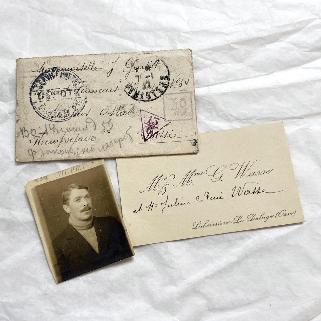 1910s - Story of Jeanne - Tiny Letter Received by Jeanne in Petrograd ...