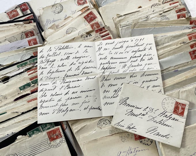 1900s - 1910s - 5 or 10 Letters Sent to a Doctor - Great Calligraphy ...