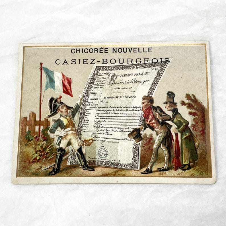 Fine XIX secolo - Pubblicità vintage di Chicory Chromos - Serie di ...