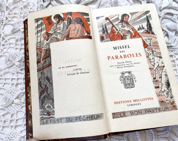 1930s - Beautiful French Missal With a Beautiful Illustrations and ...