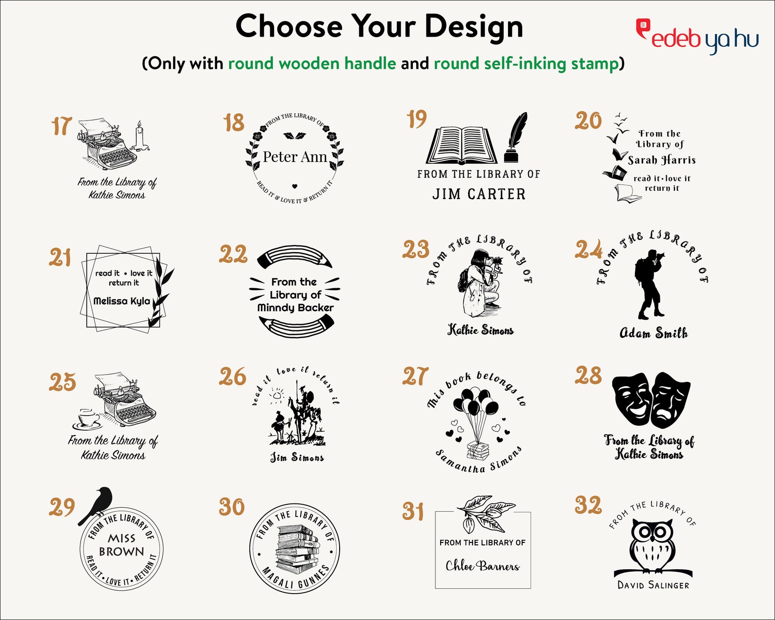 Read It Love It Return It Stamp, Custom Library Stamp, Self Inking Book ...