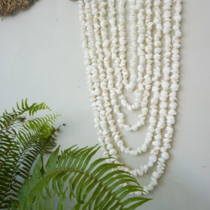 White Shell Boho Hanging Decor | Sea Shell Cristmas Wall Hanging ...