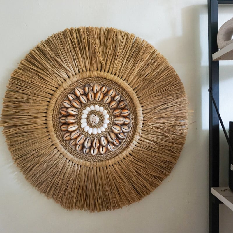 Raffia Wall Decor - Etsy