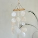 White Round Capiz Shells Wind Chime - Etsy
