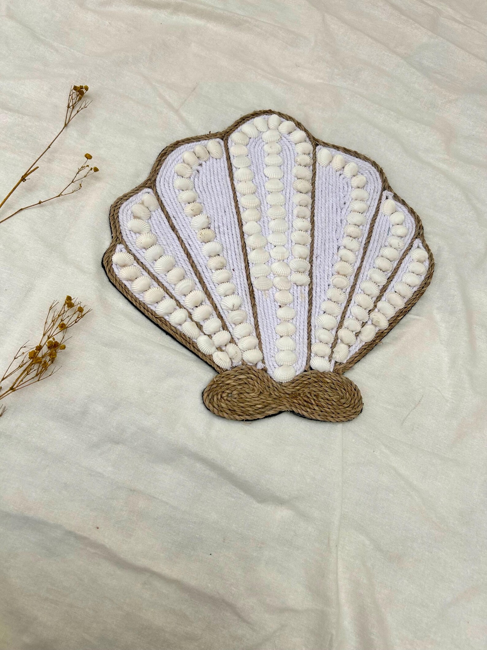 White Sea Shells Boho Nursery Decor - Etsy