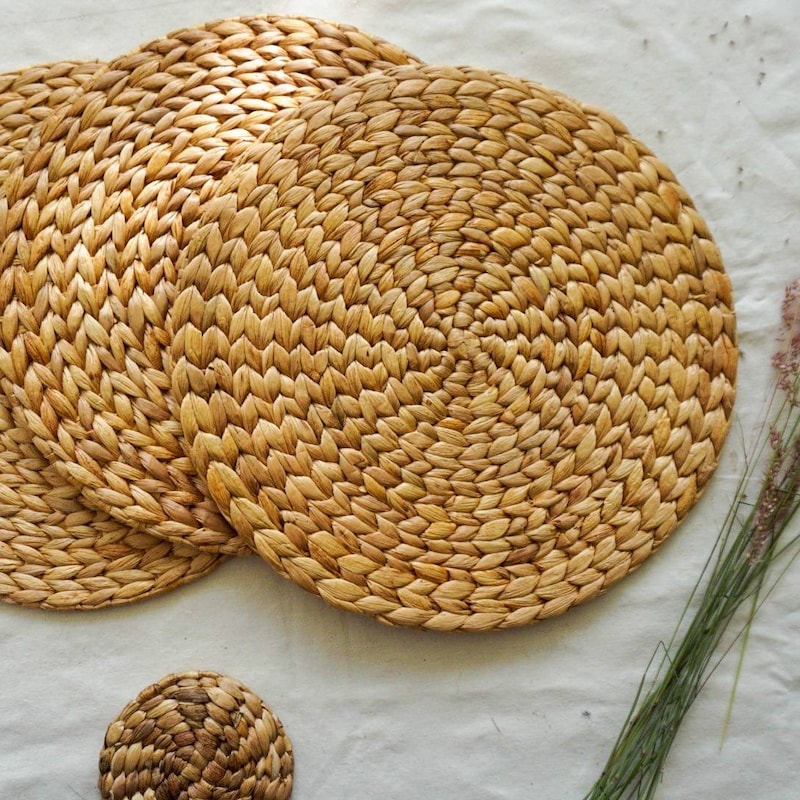 Small Wicker Placemat - Etsy UK